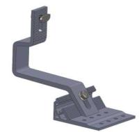 China Mill Finihsed Aluminum Alloy Solar Panel Roof Mounts 6005 - T5 for sale