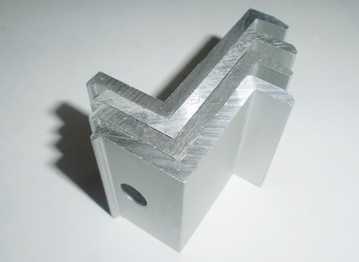 China Aluminum Solar Roof Mounting Systems Solar End Clamp With Alloy 6063, 6061 , AS/NZS 1170 for sale