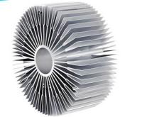 China Silvery / Anodized Industrial Aluminum Profile , Precision Custom CPU Aluminum Heat Sink for sale
