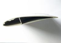 China Anodizing aluminium fan blades , Airfoil Extruded Aluminum Louvers for sale