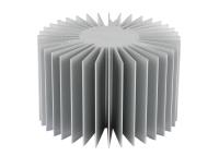 China Lightweight Extrusion Aluminum Heatsink Profiles Sandblasting For Enhanced Durability for sale