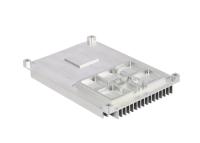 China Natural Anodized Aluminium Electronic Heat Sink Profiles With Milling / Drilling / Tapping for sale