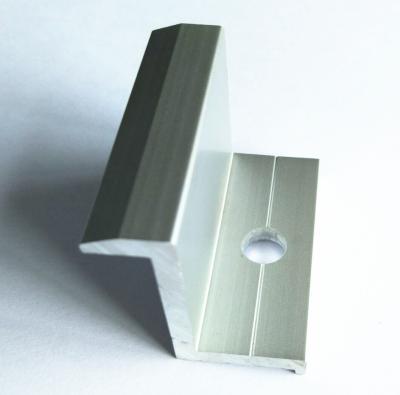 China High Intensity  End Clamp For Solar Roof Mounting System With Anodized Surface for sale