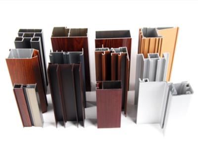 China Powder Spray Coated Construction Aluminum Profile /  Customized Sections for sale