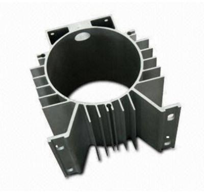 China Silvery Anodized 6063 Industrial Aluminium Profile Cylinder Shell With Finished Machining for sale