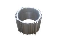 China Customized Industrial Aluminium Profile / Aluminum Extrusion Motor Shell with Sand Blasting for sale