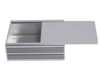 China Silkscreen Printing Aluminum Extrusions For Electronics / Electrical Cover / Electronic Enclosure for sale