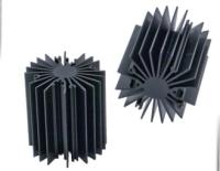 China Sunflower Heat Sink /  Aluminum Heatsink Extrusion Profiles For Led Light , Black Anodized for sale