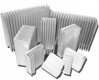 China Silvery Anodized Aluminum Heat sink Extrusion Profiles , Aluminum Radiator for sale