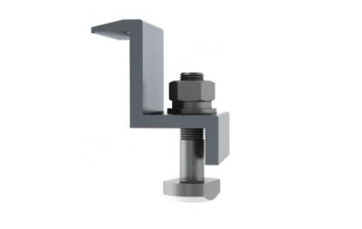 China Mill finished End Clamp Of Solar Roof Mouting Systems , 35mm / 40mm/ 45mm for sale