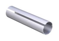 China Customized Shaped Anodized Aluminum Tube Round With Cutting / CNC Machining for sale