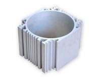 China Silvery Anodized CNC Machining 6063 Aluminium Cylinder Shell For Automotive for sale