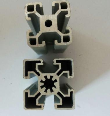 China Extruded Anodized 6005 Aluminium Profile System with Bending / Cutting for sale