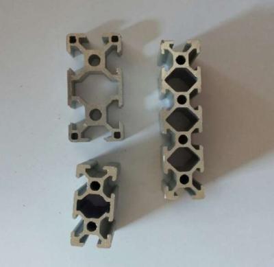 China Silvery Anodized Industrial Aluminium Profile for sale