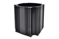 China custom Black Anodized Aluminium Cylinder Shell Aluminum Cylinder ISO9000 for sale