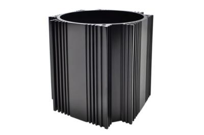 China custom Black Anodized Aluminium Cylinder Shell Aluminum Cylinder ISO9000 for sale