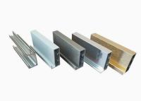 China Bright Anodizing Industrial Aluminium Extrusion Profiles Customized CNC Machining for sale