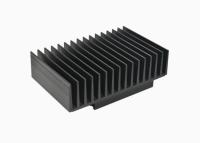 China Bright Black Anodized Extruded Heat Sink Industrial Aluminium Profiles 6063-T5 for sale