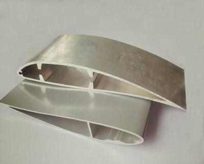 China Aluminum Palm Frond Industrial Fan Blade  / Anodize Surface Exhaust Fan Blades for sale