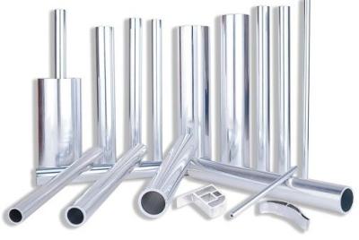 China Clear Extruded Anodized Aluminum Tube , OEM Bronze Standard Aluminum Extrusion for sale