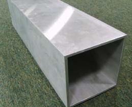China Industrial Mill Finished Aluminum Extrusion Rectangular Tube For Motor Shell for sale