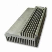 China Clear 6063-T5 Aluminum LED Heat Sink Extrusion Profiles With Tapping / Stamping for sale