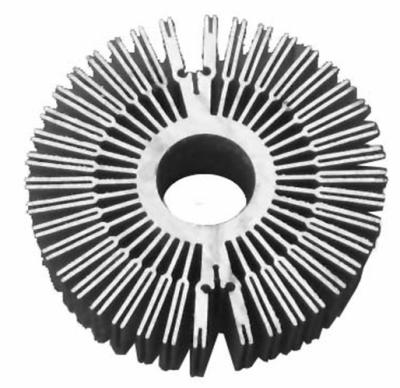 China Anodized 6005 / 6060 Aluminum Heatsink Extrusion Profiles For CPU Cooler for sale