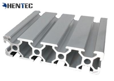 China T - Slot Industrial Aluminum Extrusion Profile Silvery Anodized Suface Treatment for sale