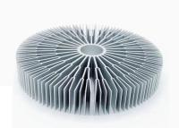 China Electrophoretic / Silvery Anodized Aluminum High Power Heat Sink Extrusion Profiles for sale