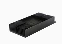 China Black Anodized 6060 Large Size Aluminium Heatsink Extrusion Profiles T66 for sale