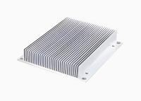 China OEM Silvery Anodized Aluminum High Power Heat Sink Extrusion Profiles With CNC Machining for sale