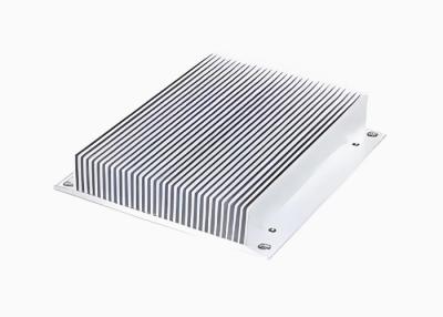China OEM Silvery Anodized Aluminum High Power Heat Sink Extrusion Profiles With CNC Machining for sale