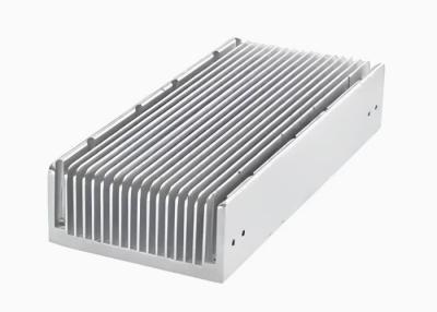 China Customized Silvery Anodized Radiator Aluminium Extrusion Heat Sink Profiles for sale