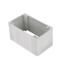 China Custom Mill Finished Black Anodized 6063-T5 Aluminum Heat Sink for Audio Equipment for sale