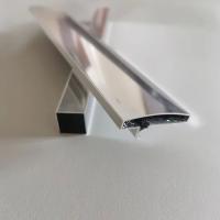 China Custom Polished Bright Anodized Aluminum Extrusion Profile for Shower Room with Precision Cutting for sale