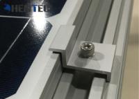 China Durable Aluminium Solar Roof Mounting Systems Pv End Clamp Customized Dimensions for sale