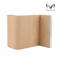 China Wooden Fluorocarbon Coating Fireproof B1 Rating Light Weight Aluminum Core Composite Panel ACP for sale