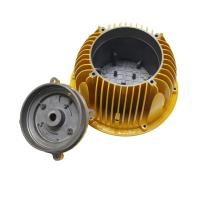 China Customized Dimensions Round LED Lighting Housing Aluminum Casting Shell with CNC Machining and Polished Surface for sale
