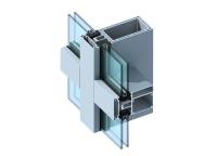 China 6063 6061 Aluminum Curtain Wall Profile Mill Finish for sale