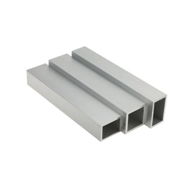 China 6063 Standard Extrusion Profiles Square Rectanglar Aluminum Tubes OEM for sale