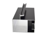 China Champagne / Light Bronze Aluminium Extruded Profiles Elevator Frame 6063 6061 Mill Finished for sale