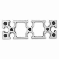 China 6063 Silvery Anodized Aluminum Extrusion Profiles GB/T5237-2004 for sale