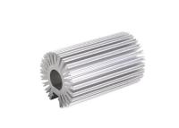 China Durable Silvery Anodized Aluminum Heatsink Extrusion Profiles For Led Light for sale