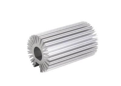 China Durable Silvery Anodized Aluminum Heatsink Extrusion Profiles For Led Light for sale