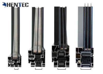 China T5 / T6 Powder Painted Aluminium Window Frame Profiles For Sliding Window for sale