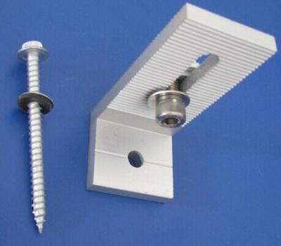 China L Foot Solar Roof Mounting Systems With Frameless / Framed Solar Panel for sale
