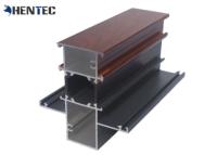 China H shape Aluminum Door Extrusions for Side Hung Doors , PVDF Paint for sale