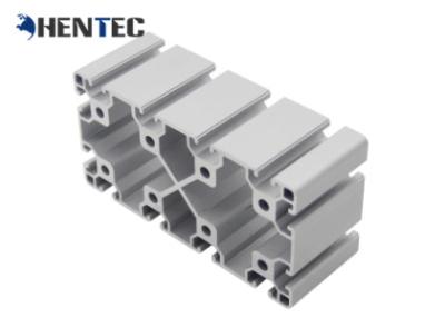 China Silvery Anodised Aluminium Extrusion System T Slotted Aluminum Extrusion Framing for sale