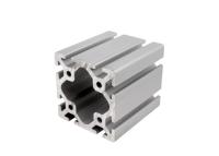 China Silvery Anodized Industrial Aluminium Profile V Slot Extruded Aluminum Shapes for sale