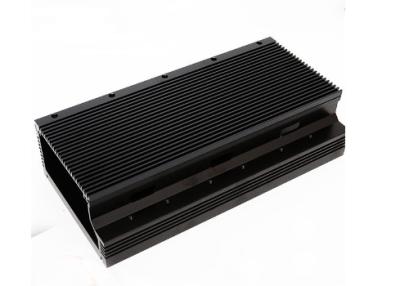 China Enclosure Aluminum Extrusions For Electronics , Black Alu Profiles OEM for sale
